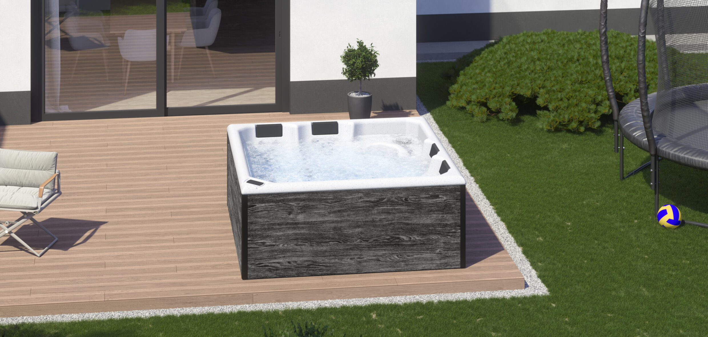 Easy Spa : spa rotomoulé 4/5 places, installation simple et facile ...